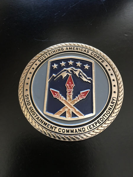 593rd ESC Commanding General & CSM – ChallengeCoinTrader, LLC