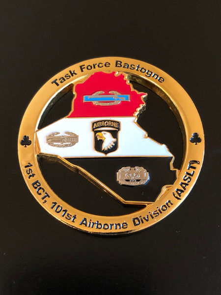 101st Airborne Division 1st BCT Commander & CSM – ChallengeCoinTrader, LLC